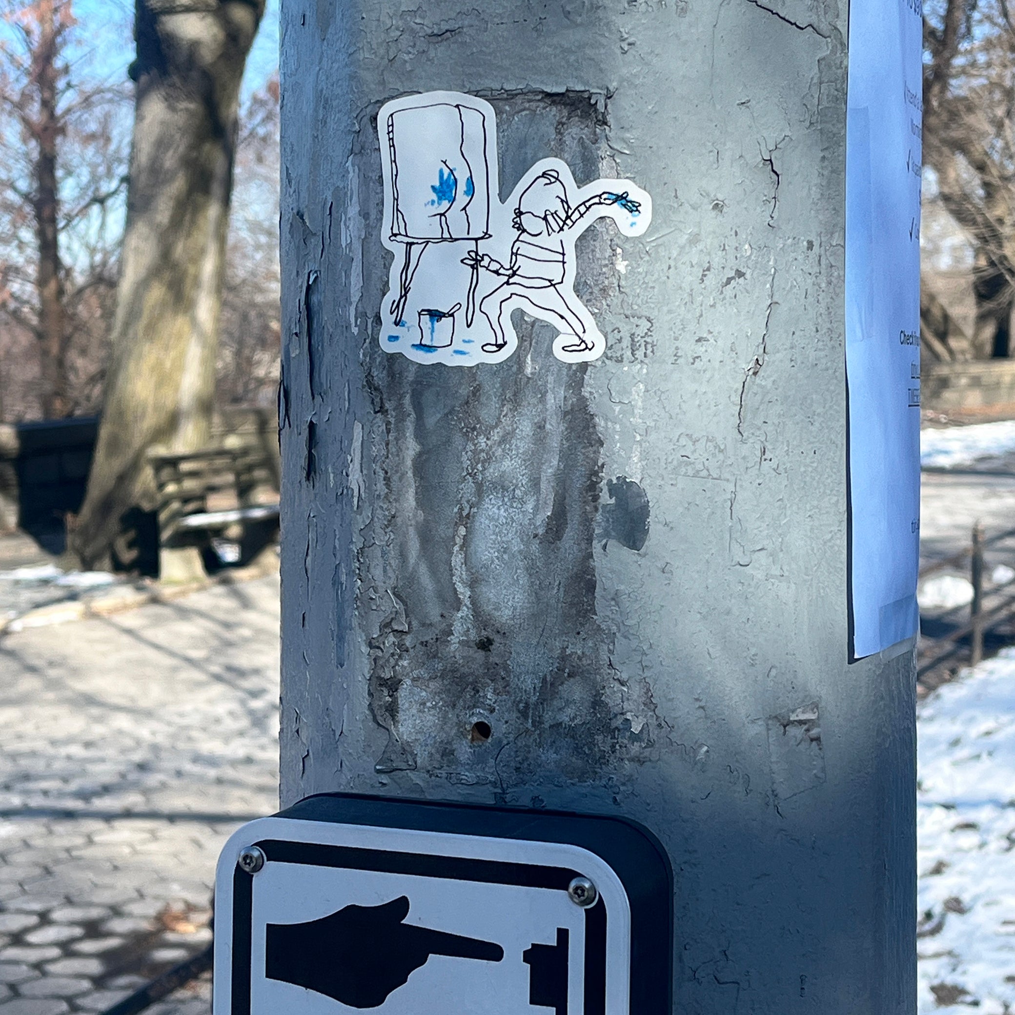 The Artist Sticker – The Art of Pants