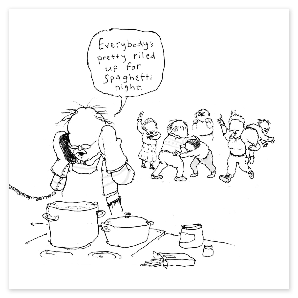 Spaghetti Night – The Art of Pants