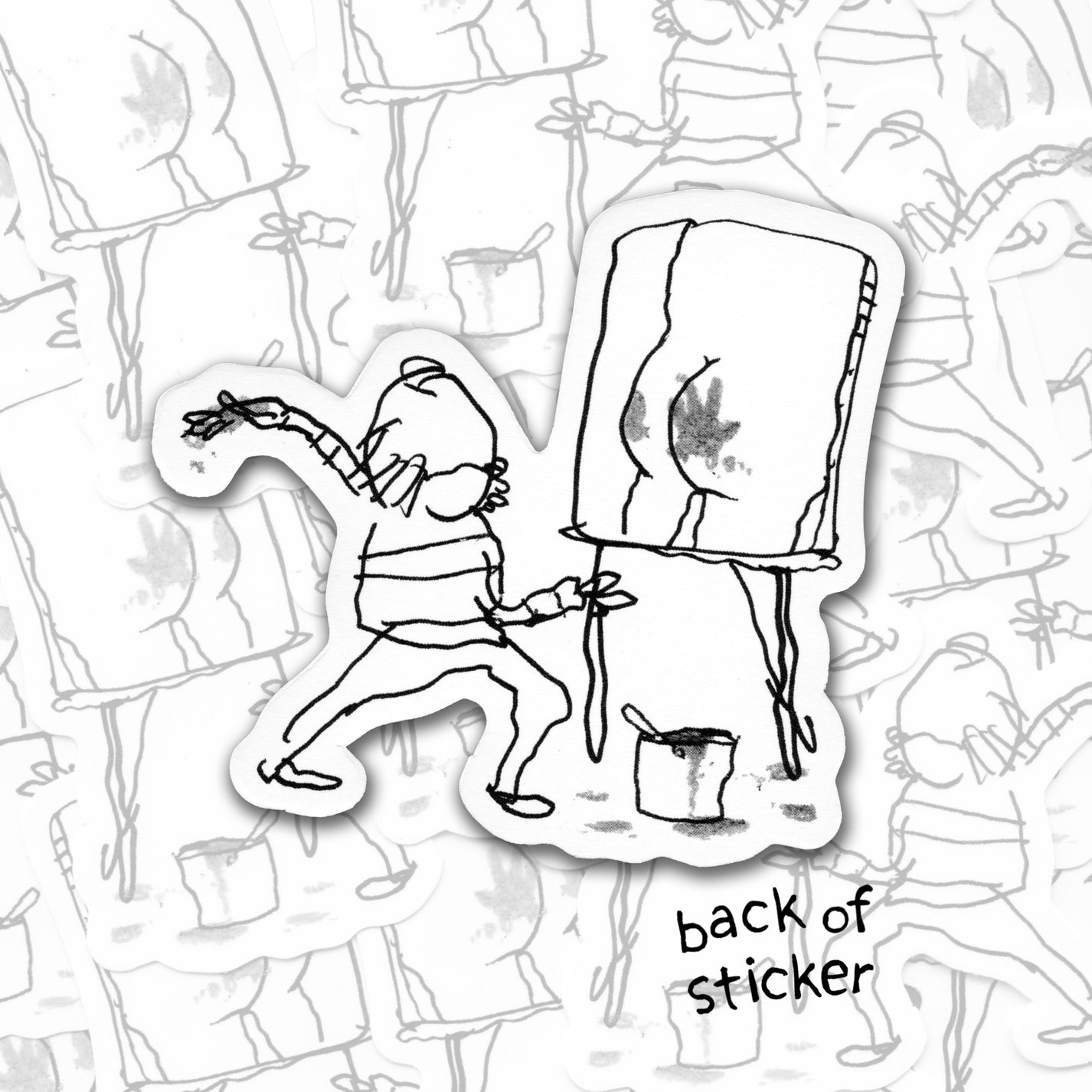 The Artist Sticker – The Art of Pants